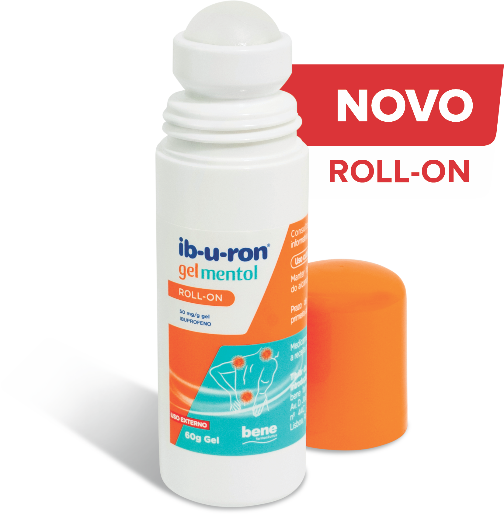 ib-u-ron Gel Mentol - ibuprofeno em Gel - Voltar ao bem-bom, é com ib-u-ron